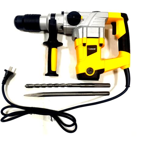 TRAPANO TASSELLATORE 1500W MARTELLO DEMOLITORE PERFORATORE 40 MM SDS ...