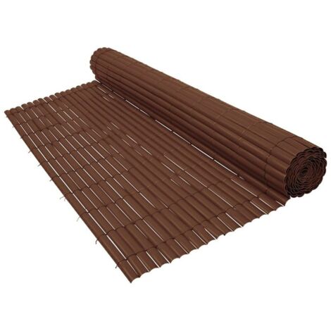 Arella canniccio pvc 100X300 marrone recinzione separè giardino piscina ...
