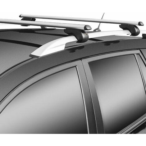 BARRE BARRA DA TETTO AUTO PORTATUTTO SKODA YETI 13&gt ALLUMINIO ...