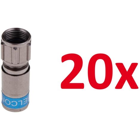 Triax - f connector - f 6 td qm 7.0 box 20st - tr360943