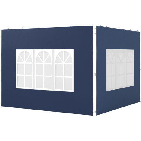Côtés pour pavillon extérieur étanches contre pluie et vent 3x3m pack ...