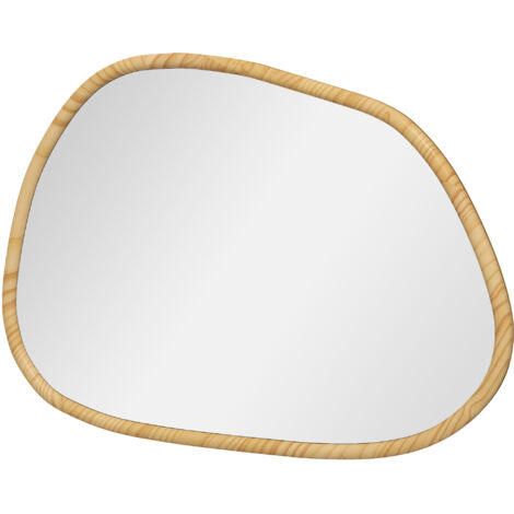 Miroir rectangulaire vintage 80x60cm cadre bois massif rustique ...
