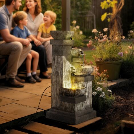 Fontaine de jardin zen pour créer une ambiance relaxante sur balcon ...