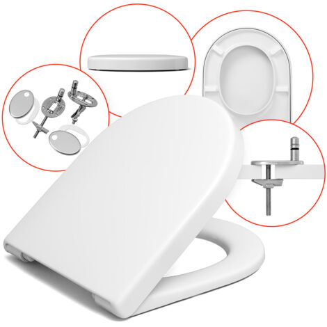 Abattant WC pour DURAVIT DARLING NEW – Duroplast antibactérien ...