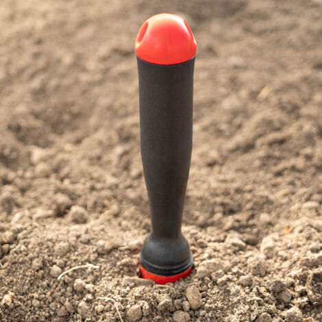 KADAX Metal Planting Aid, Planting Hole Digger with Comfortable Plastic ...