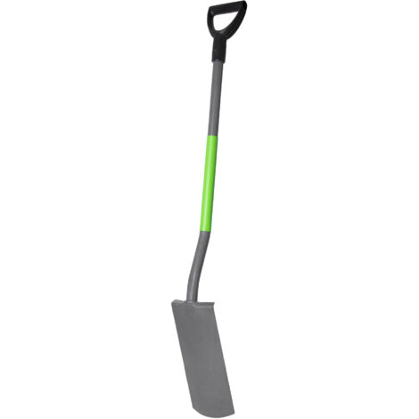 KADAX drainage spade, garden spade with D-handle made of steel ...