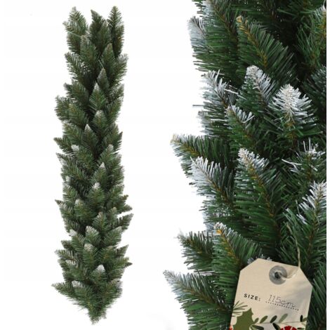 KADAX Christmas garland, decorative garland, 110cm long fir garland