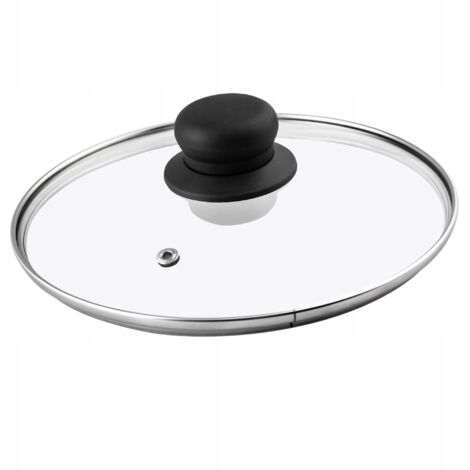 KADAX Glass Lid, Glass Pot Lid, Heat-Resistant Lid for Pots, 26cm