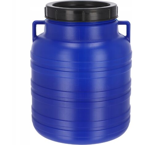 KADAX Plastic Drum, Wide Mouth Drum, Made of HDPE Plastic with Lid, 10L ...