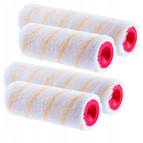 KADAX Paint Roller Set for Wall Paint, Striped, 2x 20 cm + 2x 25 cm