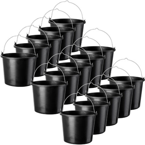 KADAX plastic construction bucket, 5l, mortar bucket for garden, 15