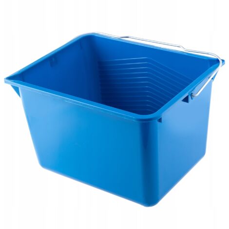 KADAX Plastic Construction Bucket, Water Bucket for Garden, 8L, Blue, 1 ...