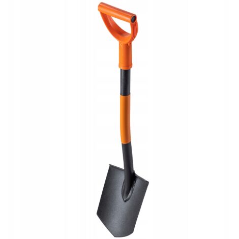 KADAX Garden spade with metal handle, pointed, 16 x 86 cm