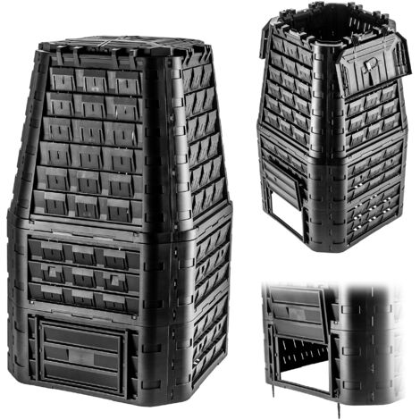 KADAX plastic garden composter, composter for garden waste, 1050L