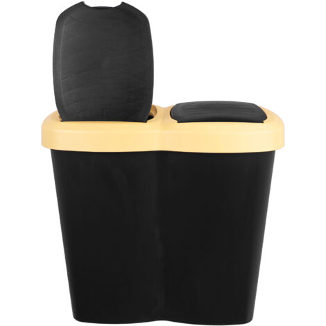 KADAX waste bin set for waste separation, round waste bin made of ...