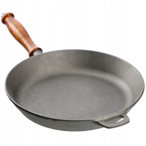 KADAX Cast Iron Steak Pan with Handle, Cast Iron Frying Pan (27.7 cm)