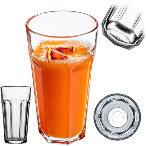 KADAX Drinking Glasses, Dishwasher-Safe 635ml Long Drink Glasses Made ...