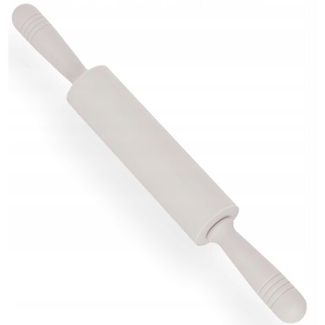 KADAX Silicone Rolling Pin with Non-Stick Coating, Dough Roller, Cream