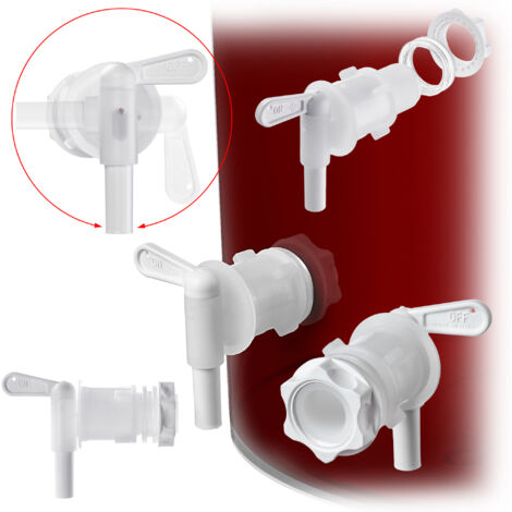 KADAX drain tap for fermentation buckets, drain tap with seal and lock ...