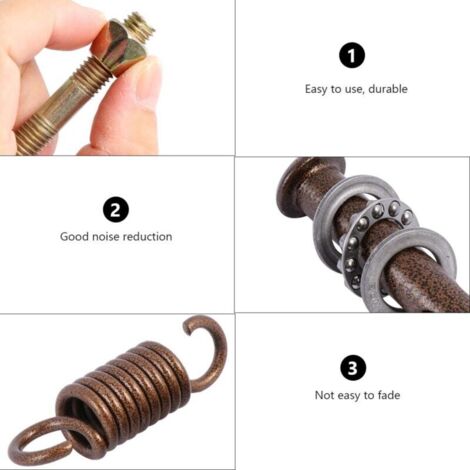 1 Set Hamac Suspendu Kit Crochets de Balançoire Robustes Résistant ...