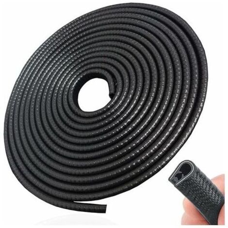 16.4Ft(5M) Door Edge Guard Black Car Guards Protector for Cars Rubber ...
