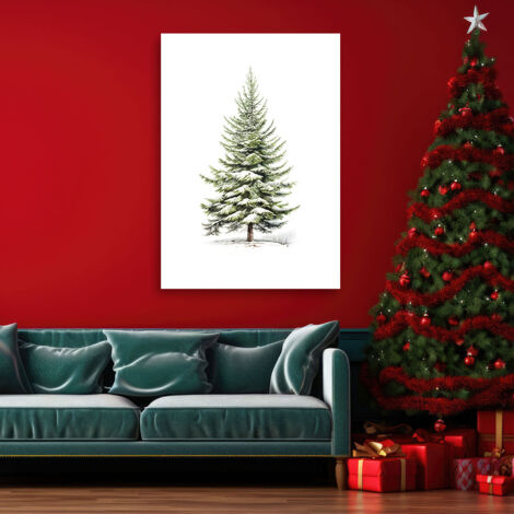 Tableau sur toile Arbre de Noël 40x60