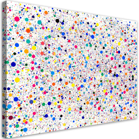Tableau déco Points colorés Abstraction 60x40