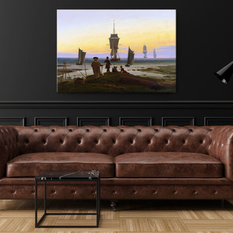 Tableau sur toile Les étapes de la vie - Caspar David Friedrich 100x70