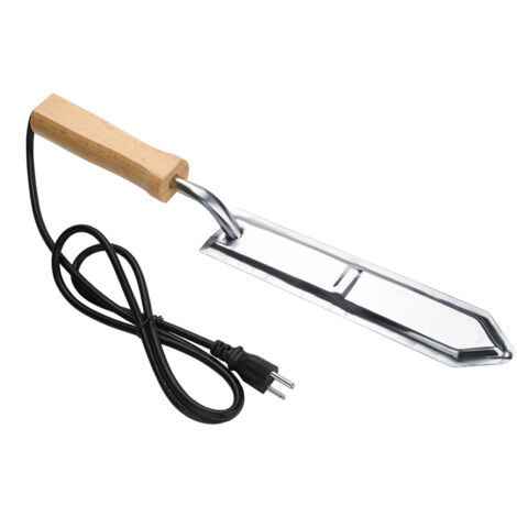 Couteau à désoperculer chauffant apiculture lame inox manche bois 110V ...