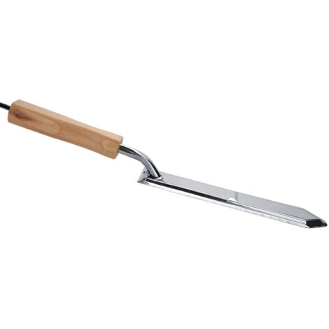 Couteau à désoperculer chauffant apiculture lame inox manche bois 110V ...