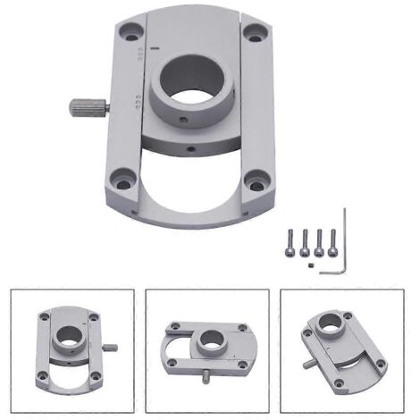 Fixation audio aluminium ultra robuste et son perçage précis 20 mm ...