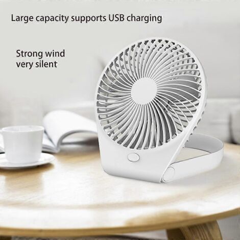 Ventilateur de table orientable mini ventilateur de bureau USB noir ...