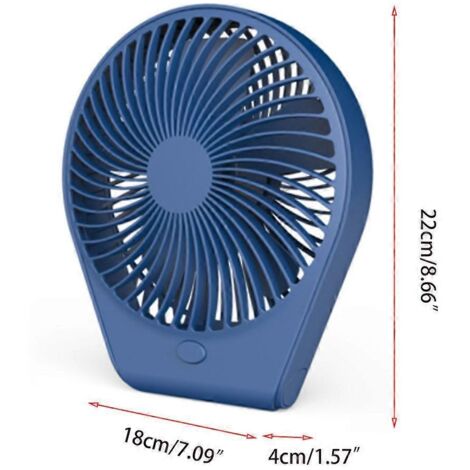 Ventilateur de table orientable mini ventilateur de bureau USB noir ...