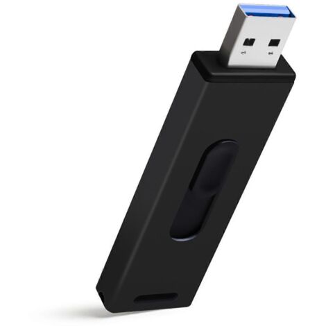 Clé USB stockage saturé solution 3.0 haute capacité 128 Go noir ...