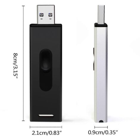 Clé USB stockage saturé solution 3.0 haute capacité 128 Go noir ...