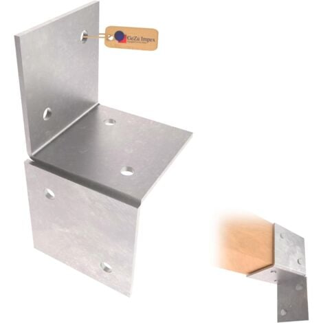 GeZu Impex Support Mural Pergola 71x71mm Galvanisé à Chaud Support ...