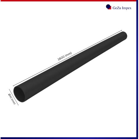 GeZu Impex Tube en Acier Ø 42 mm x 2.5 mm x 1600 mm Tuyau en Acier ...