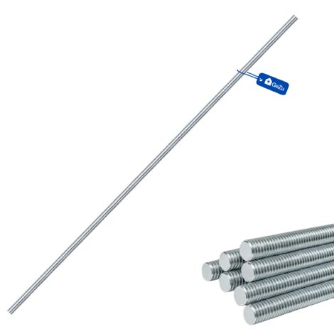 Lot de 18 Tige filetée M6 x 1000 mm Inox A2 – barre filetée acier ...