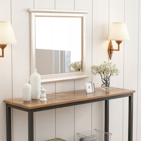 Konsole Tisch Regal mit Ablage Loft Industrial Rustikal Braun Schrank ...