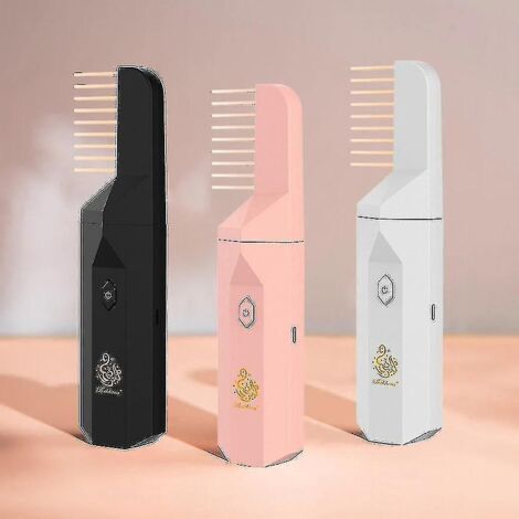 Brosse à cheveux électrique avec brûleur d'encens pour Bakhoor Ramadan ...