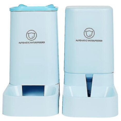 Distributeur automatique de croquettes et d'eau pour animaux de ...