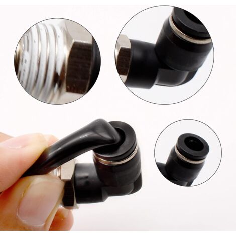 conectores neumáticos, dos modelos diferentes (8 mm × 1/4" y 8 mm × 1/8 ...