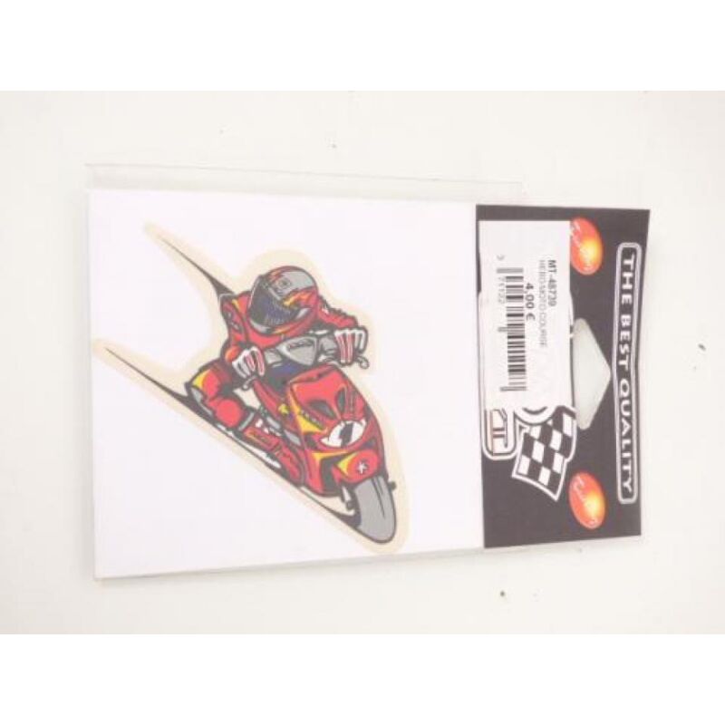Autocollant stickers MERYT pour scooter course hebo pilote genou
