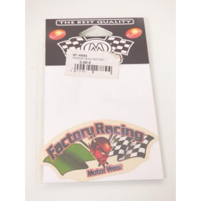 Autocollant stickers MERYT devil factory racing demon f1 pour