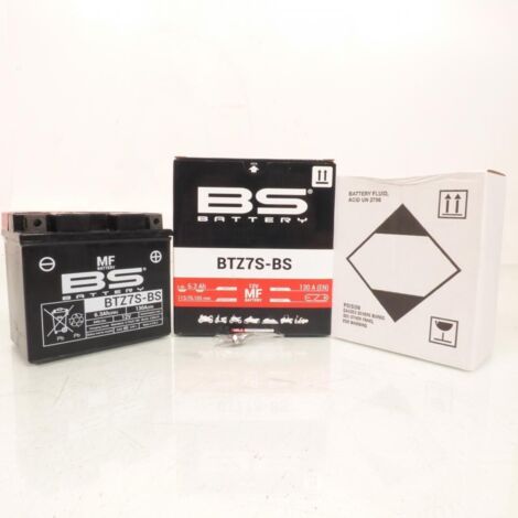 Batterie BS Battery pour Moto Yamaha 600 YZF R6 2017 YTZ7S-BS