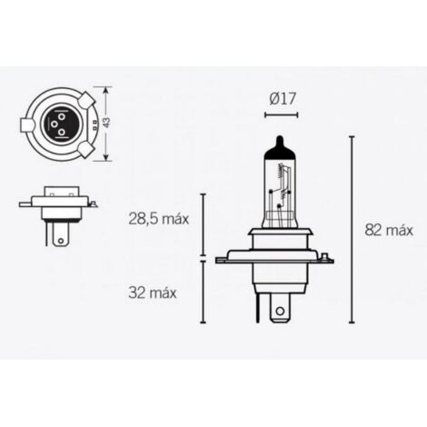 Ampoule de phare avant moto Osram pour Honda 1100 VT C3 Shadow 12V ...