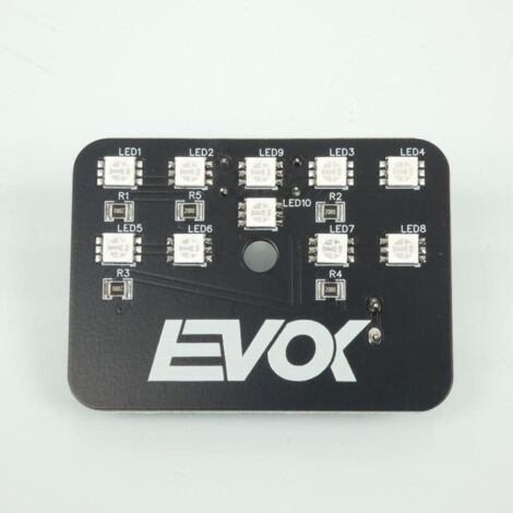 Feu arrière EVOK Iron LED 12V pour scooter Piaggio 50 Vespa 1963