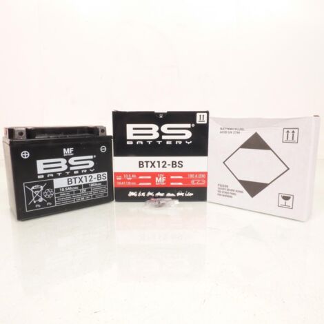 Batterie BS Battery pour Quad Honda 250 TRX 1985 à 2003 YTX12-BS