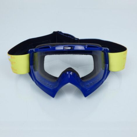 Lunettes de protection cross Swaps Pixel bleu pour supermotard ...