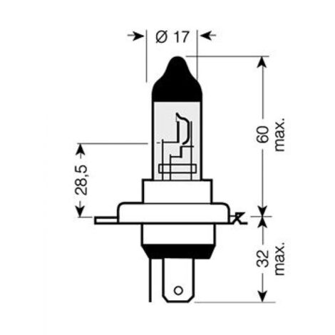 Ampoule Kyoto pour Moto Triumph 955 Sprint I Rs 2000 à 2005 AV